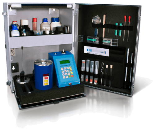 Test Cabinet Fuel and Lube Oil | Vecom Marine