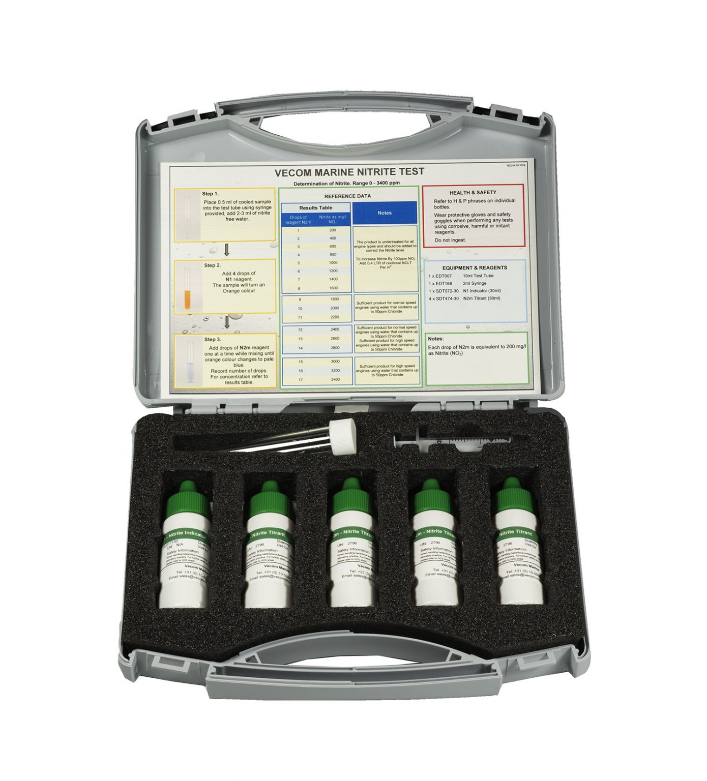 Test Kit Nitrite | Vecom Marine